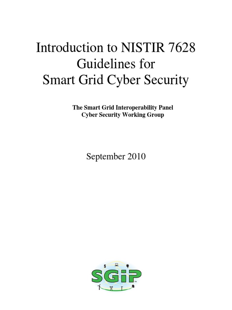Introduction To Nistir 7628 | PDF | Smart Grid | Computer Security