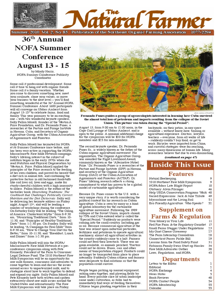 Summer 2010 Natural Farmer | PDF | Organic Farming | Monsanto