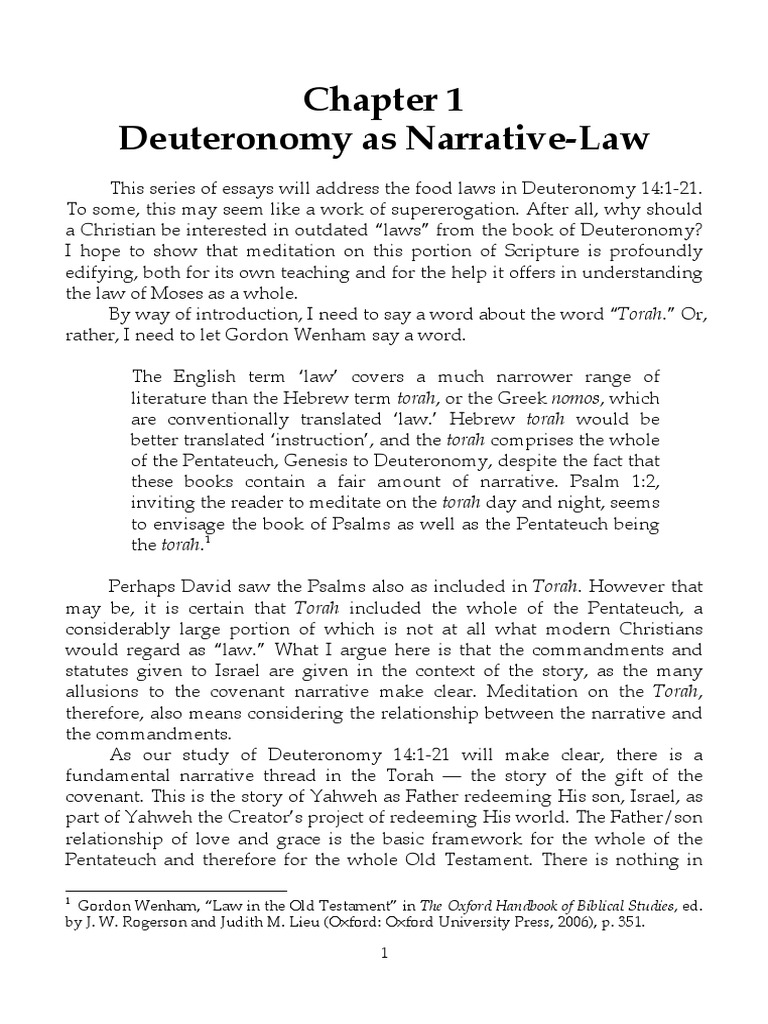 The Narrative Context Of The Food Laws An Analysis Of The Relationship