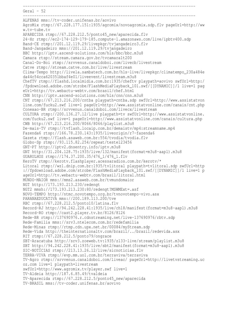 Tvlist | PDF | Adobe Software | Computer File