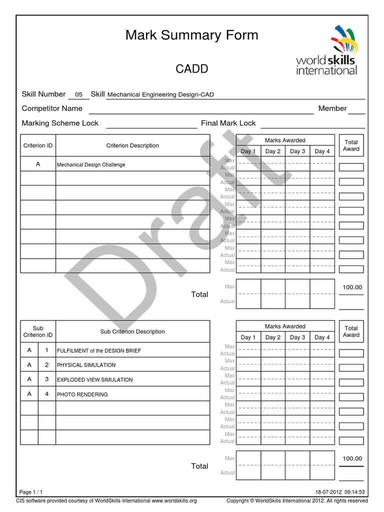 Marking Forms With Aspects Mechanical Engineering Design-CAD | PDF ...