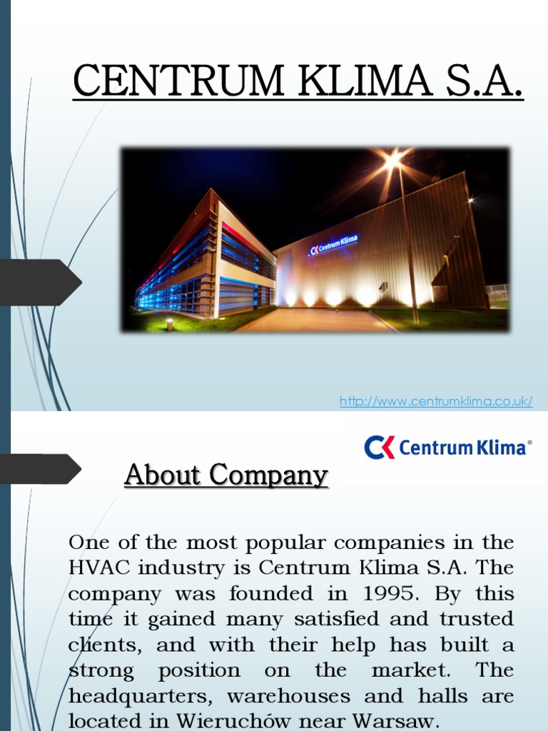 Centrum Klima | PDF | Hvac | Heating, Ventilating, And Air Conditioning