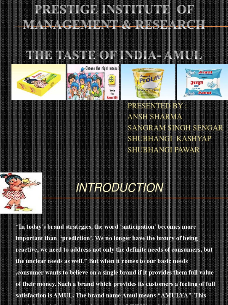 marketing strategy of amul . | Brand | Advertising