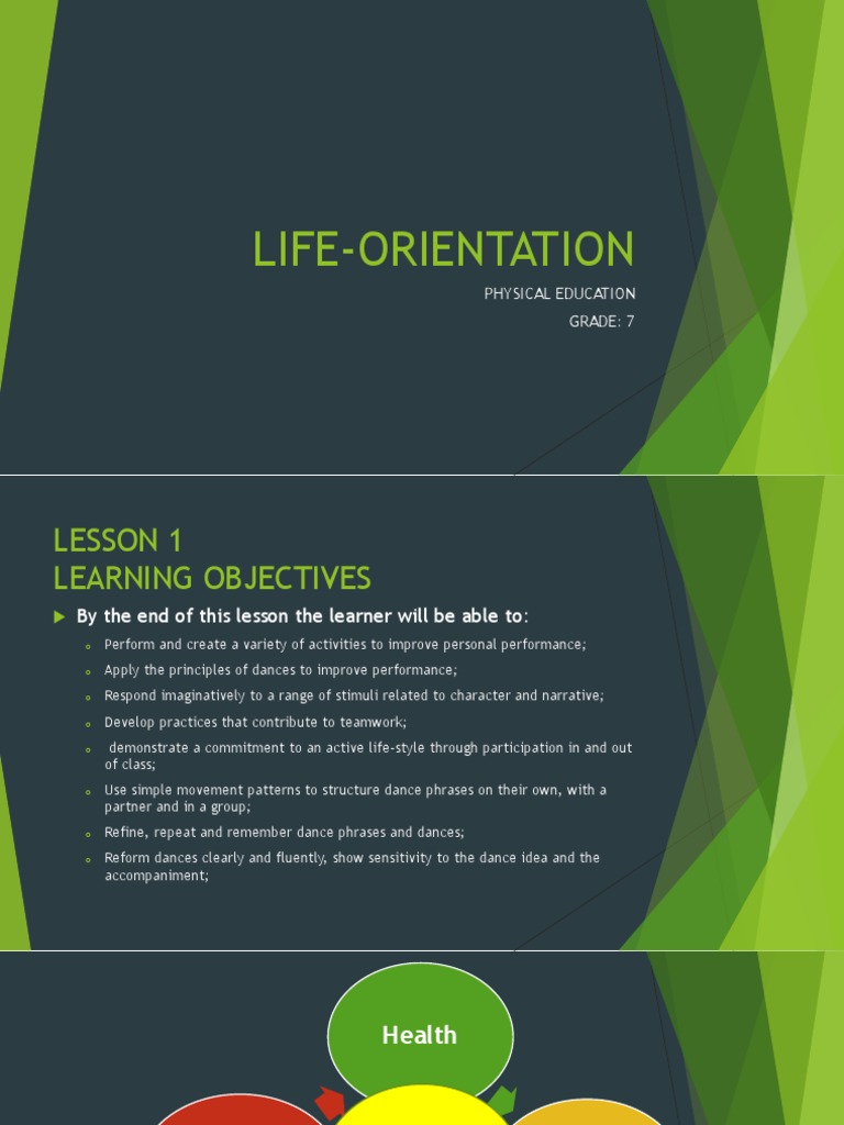 Life-Orientation: Physical Education Grade: 7 | PDF