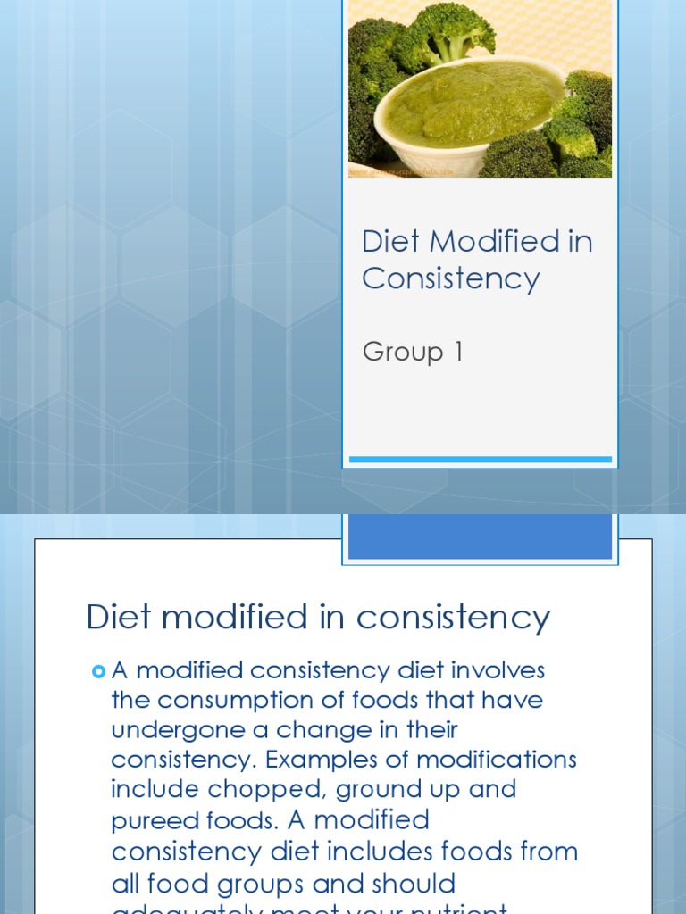 A Comprehensive Guide to Modified Consistency Diets: Liquid, Soft, Low ...