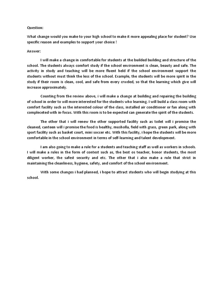 Contoh Esai Bahasa Inggris Pdf