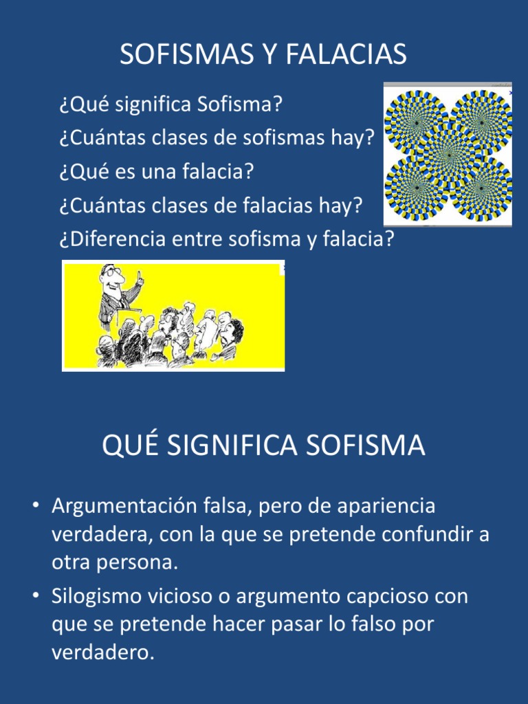 Sofismas y Falacias | PDF | Falacia | Razón
