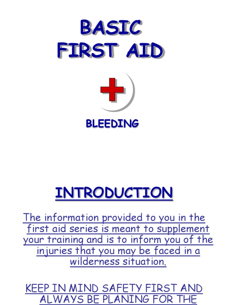 Controlling Bleeding: A Guide to Direct Pressure, Elevation, Pressure ...