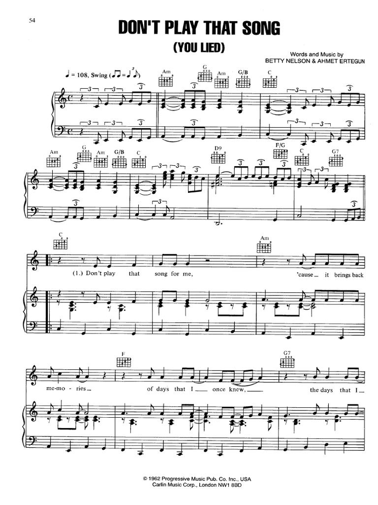 Don't Play That Song | PDF | Foreign Language Studies