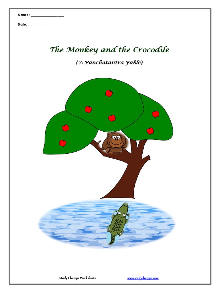 The Monkey and The Crocodile | PDF