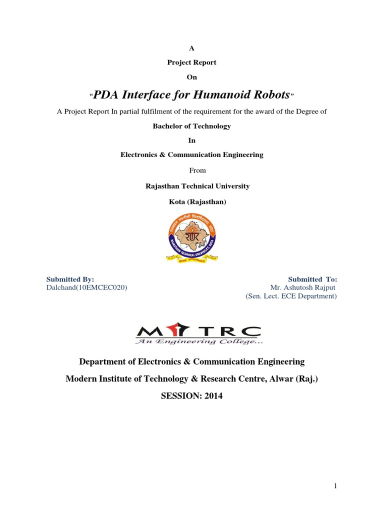 PDA Interface For Humanoid Robots | Download Free PDF | Imitation | Robot