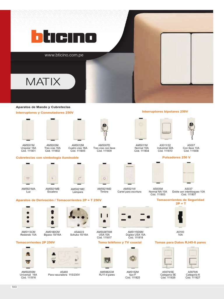 Bticino Matix | Ingeniería | Ciencia