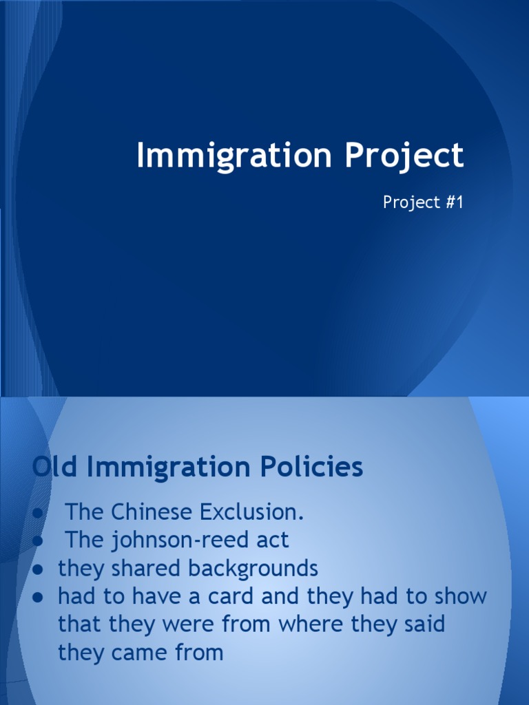 Immigration Presentation - Google Slides | PDF | Social Science