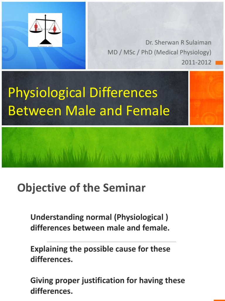 Physiological Differences: Male vs Female | PDF | Adipose Tissue | Muscle