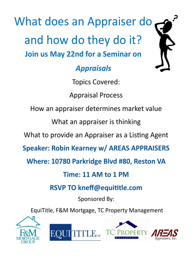 Appraisal Seminar on May 22nd | PDF | Business | Law