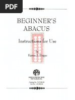 Abacus Basics and Operations Guide | PDF | Hand | Numbers