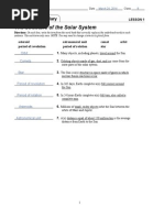 Solar System Overview for Grade 3 | PDF