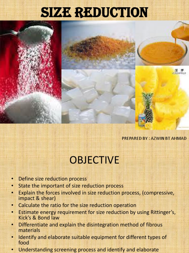 Chapter 2 Size Reduction 01 | PDF | Mill (Grinding) | Procedural Knowledge