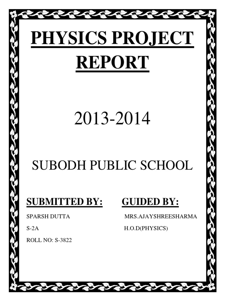 Physics Project Report 2 | PDF | P–N Junction | Diode