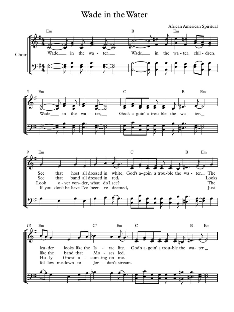 Wade in the Water Choir