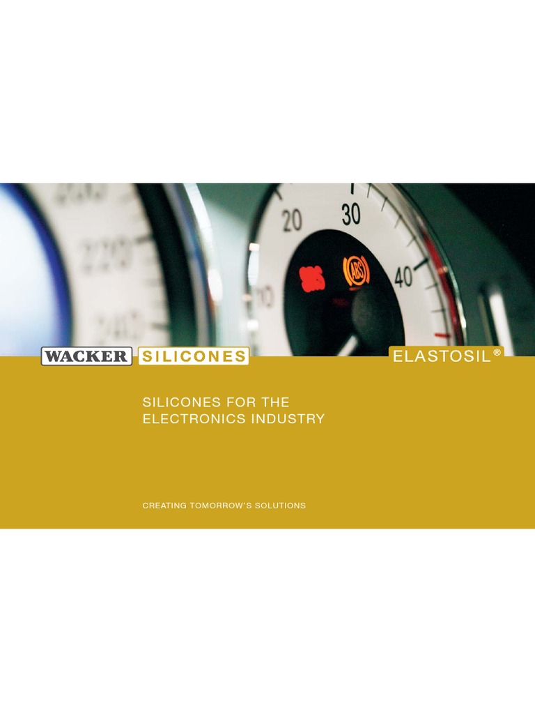 Silicons For Electronic Ind en | PDF | Silicone | Silicon