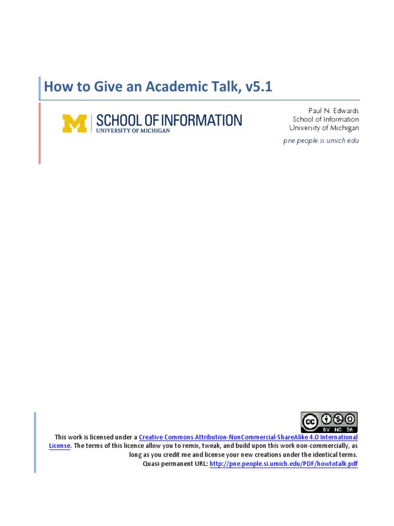 Effective Academic Talk Strategies | PDF | Computing And Information ...