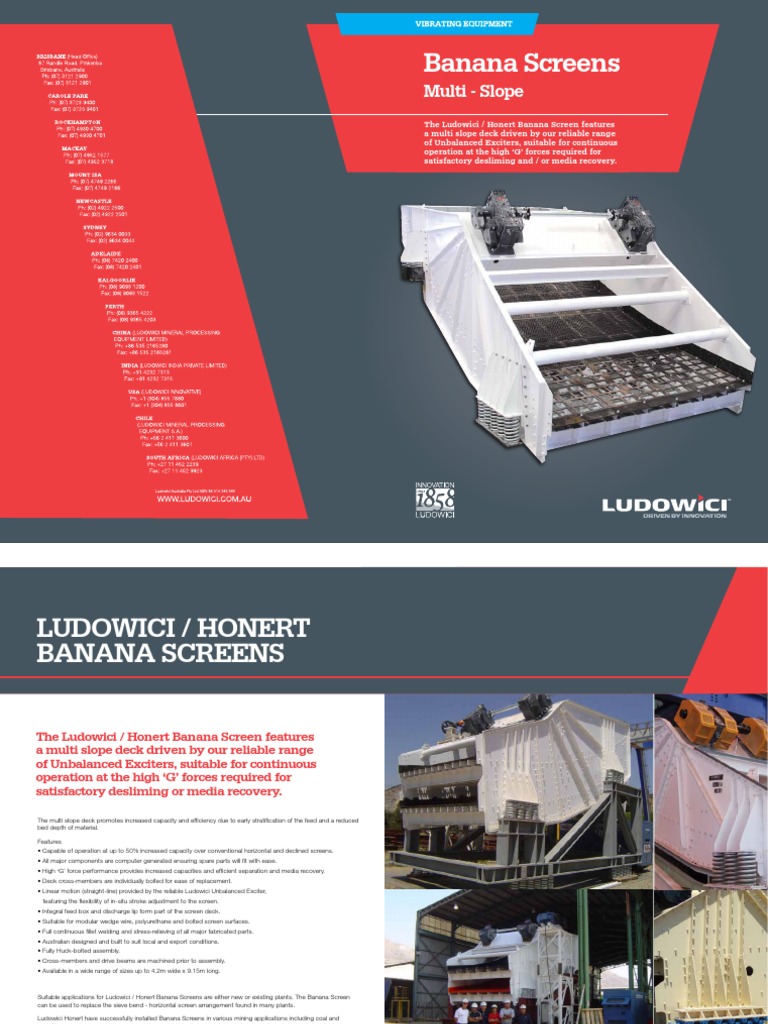 Banana Screen Brochure - New | PDF