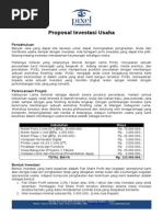 Contoh Proposal Usaha Untuk Mencari Investor | PDF