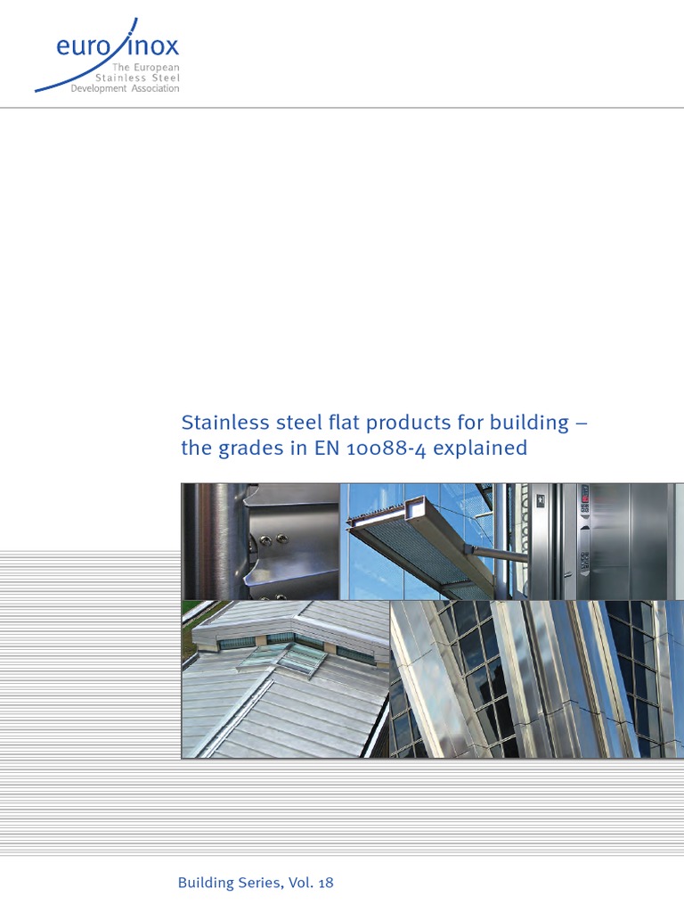 Stainless Steel Flat Products For Building - The Grades in EN 10088-4 ...