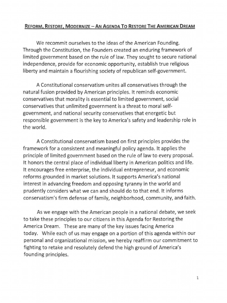 Reform, Restore, Modernize | PDF | Patient Protection And Affordable ...