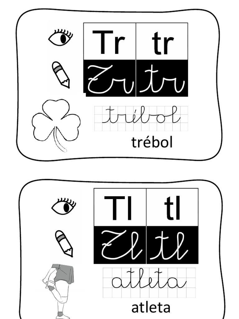 Carteles Grupos Consonanticos Para Pared