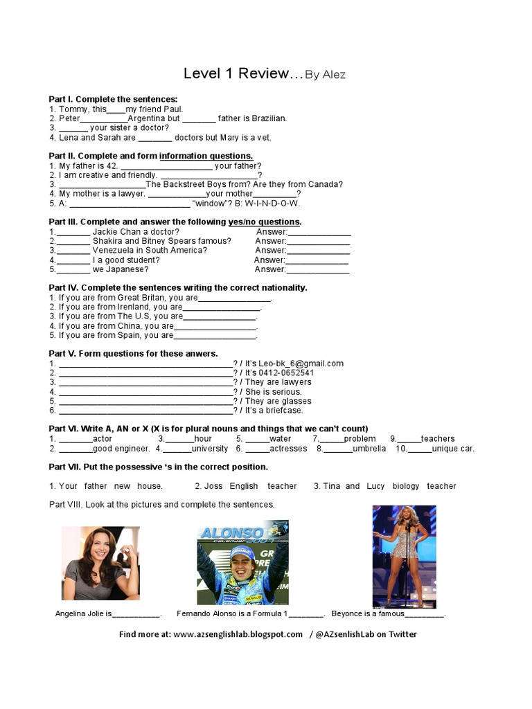 Level 1 Review | PDF