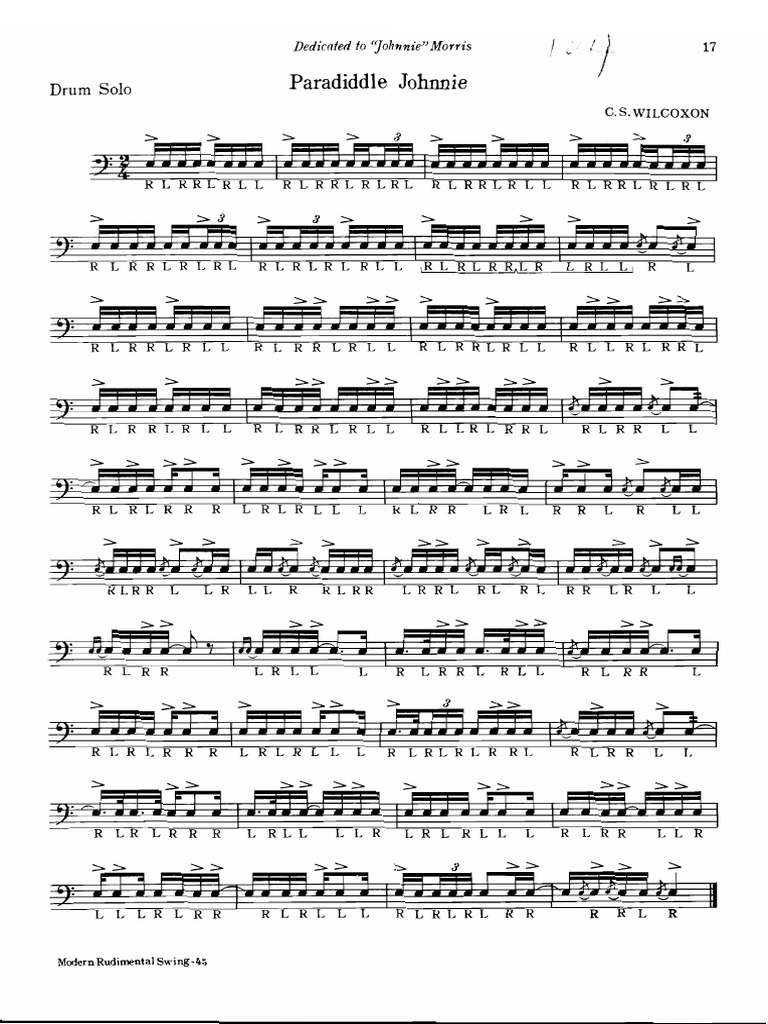 Paradiddle Johnnie | PDF