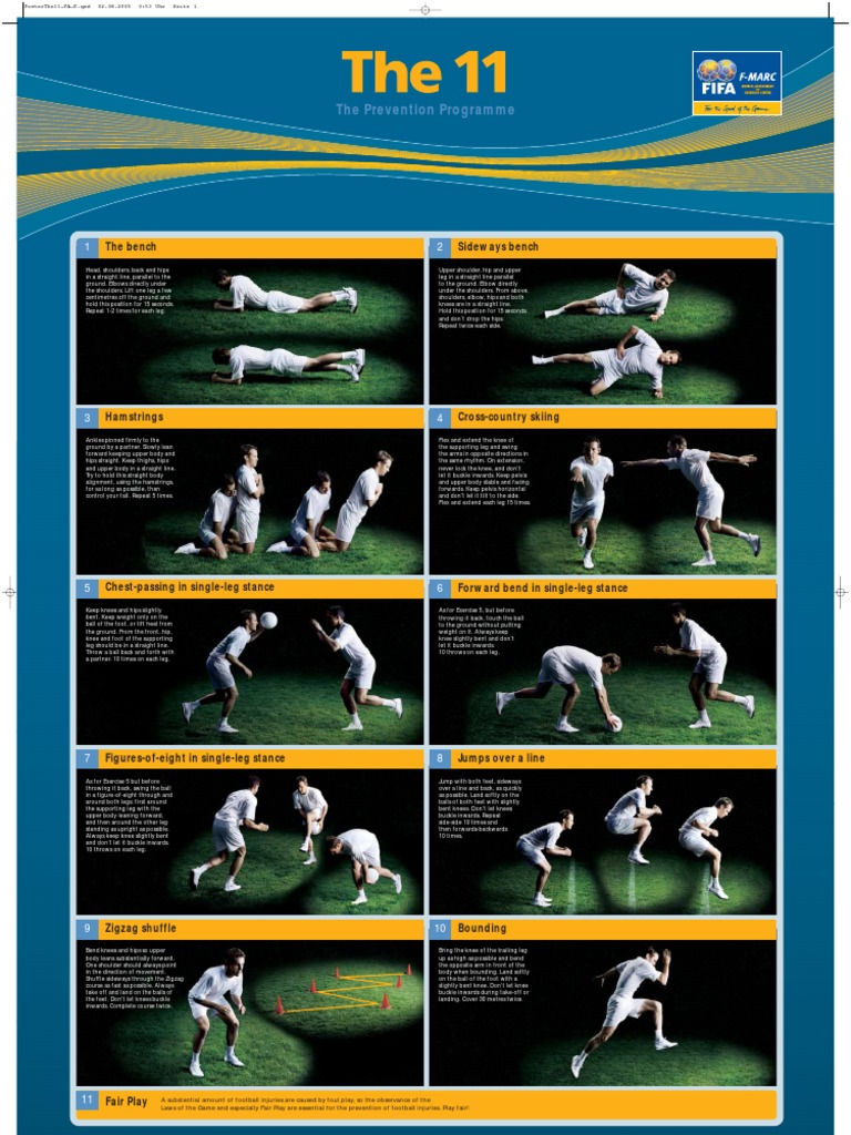Injury Prevention in Football Training | PDF | Anatomical Terms Of ...