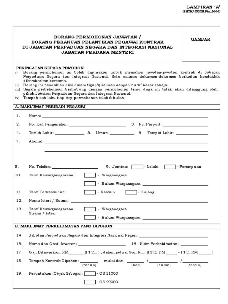 Borang | PDF