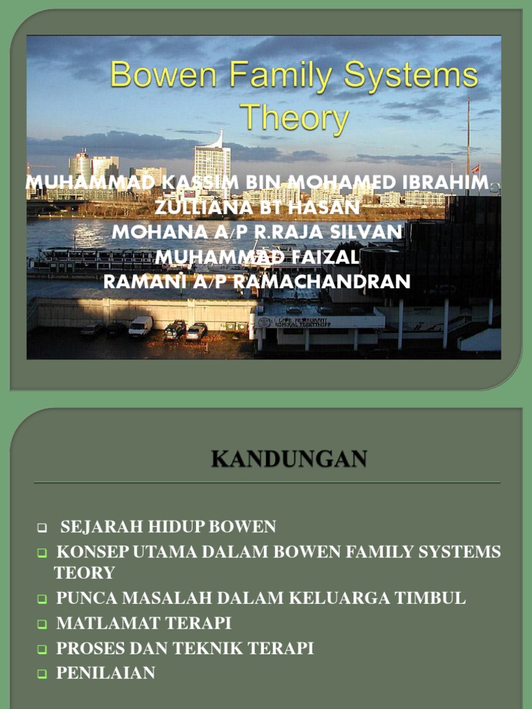 Genogram Teori Bowen | PDF