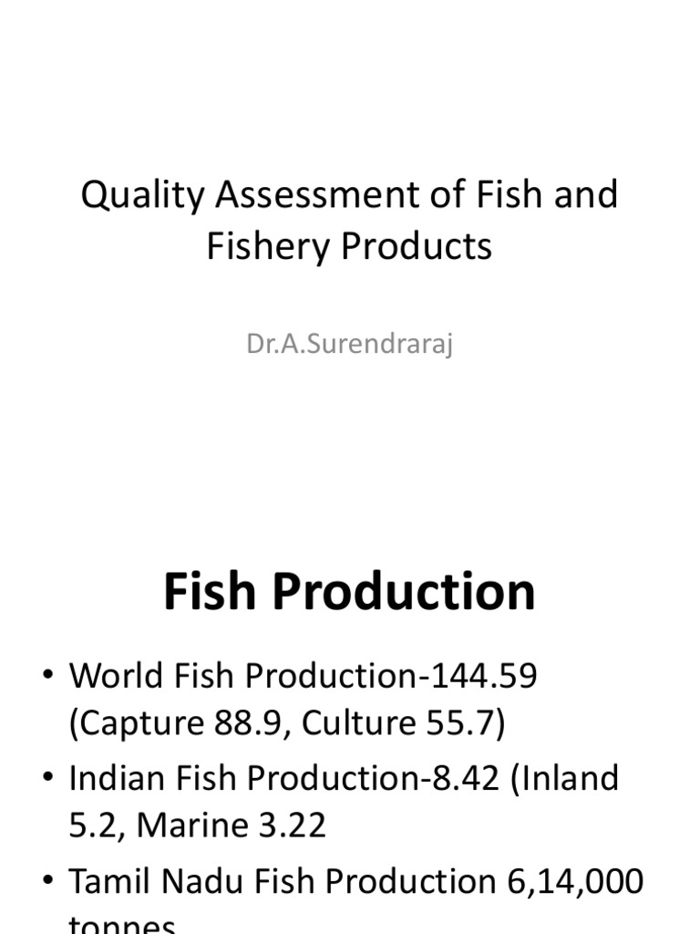 Fish Quality Assessment Techniques | PDF | Chromatography | Ammonia