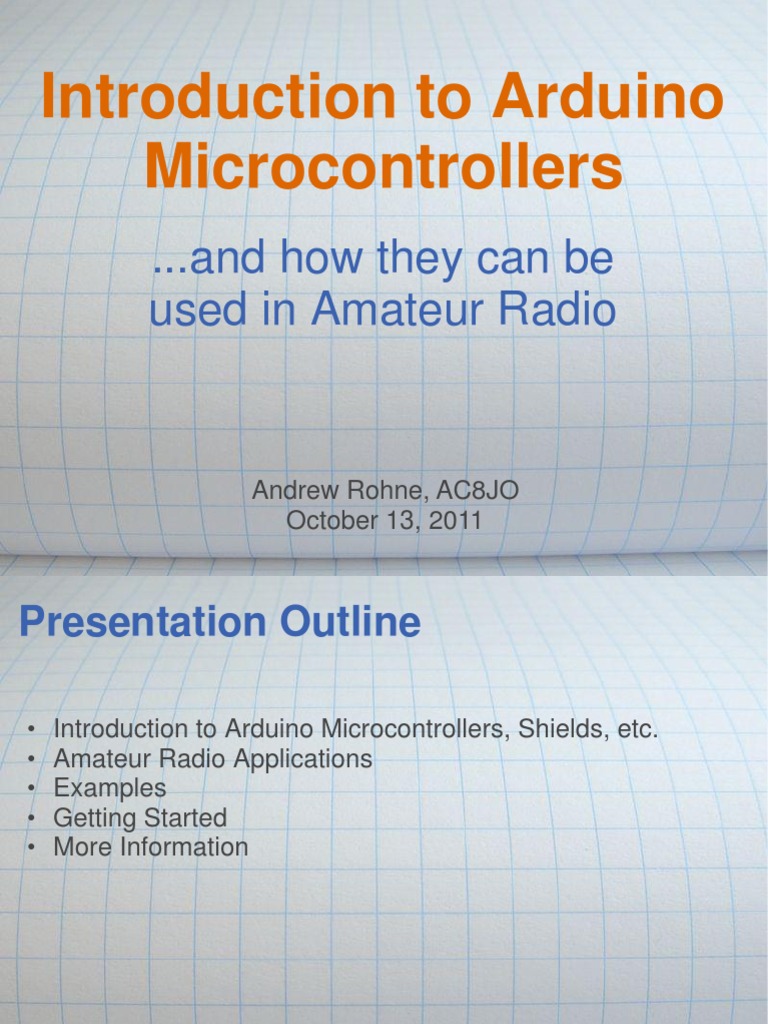 Introduction To Arduino Microcontrollers | PDF