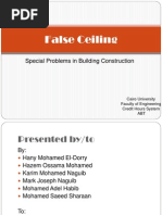 BOQ False Ceiling | PDF | Screw | Drywall