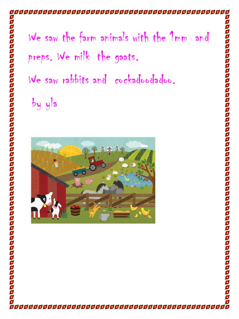 We Saw The Farm Animals With The 1mm and Preps. We Milk The Gaats. We ...