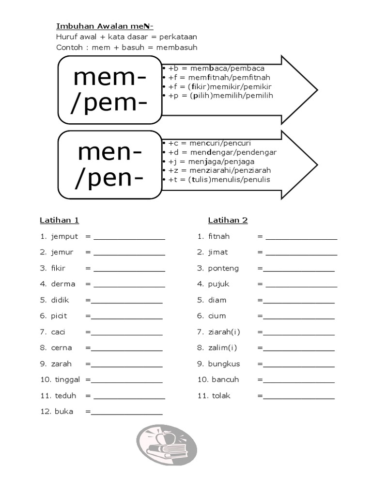 Imbuhan Awalan Men-Mem | PDF
