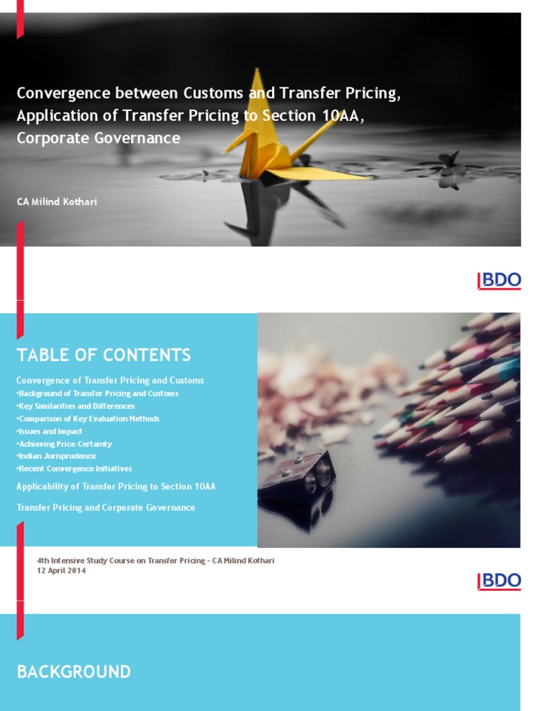 Transfer Pricing Presentation Important Lesson | PDF | Technology ...