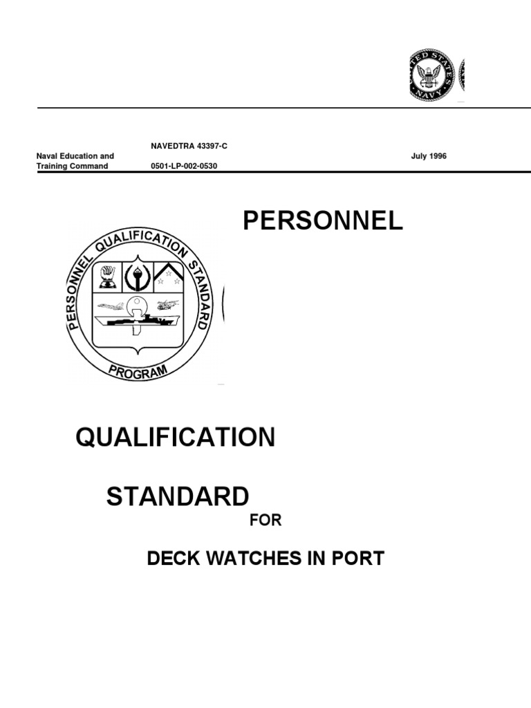 Inport Pqs | PDF | United States Navy | Anchor