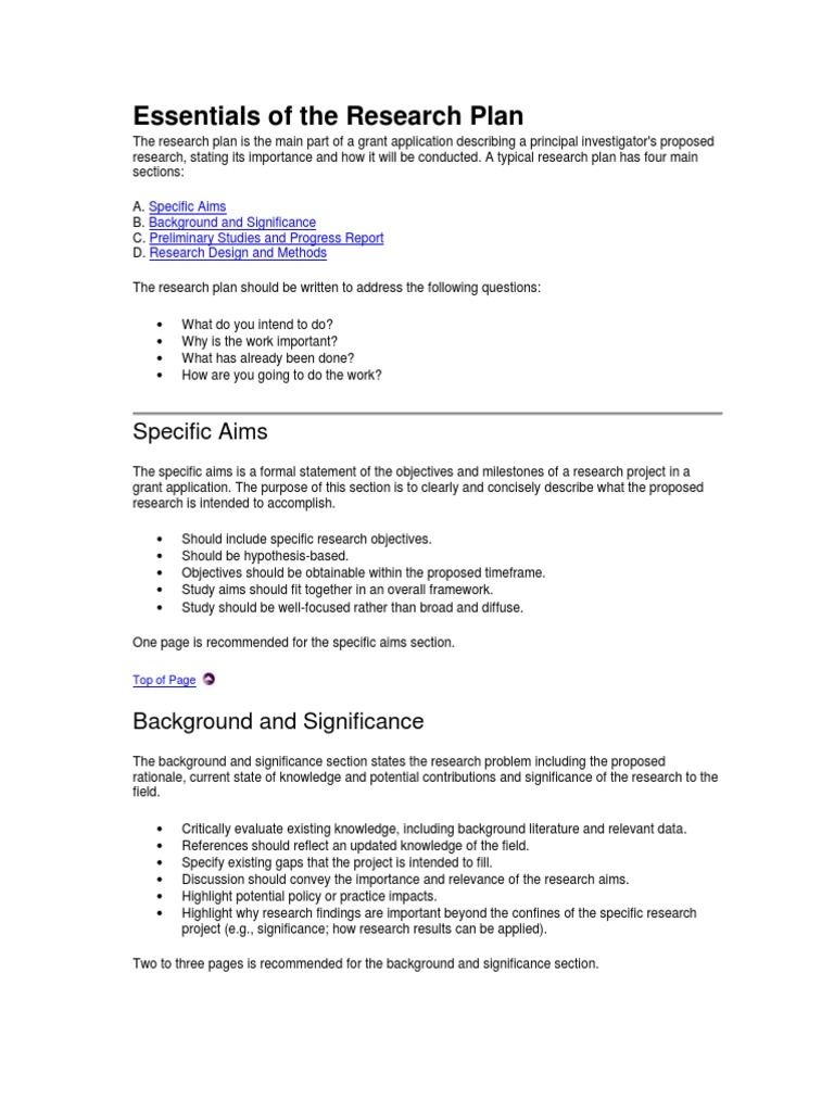 A Guide to the Essential Components of a Successful Research Grant ...
