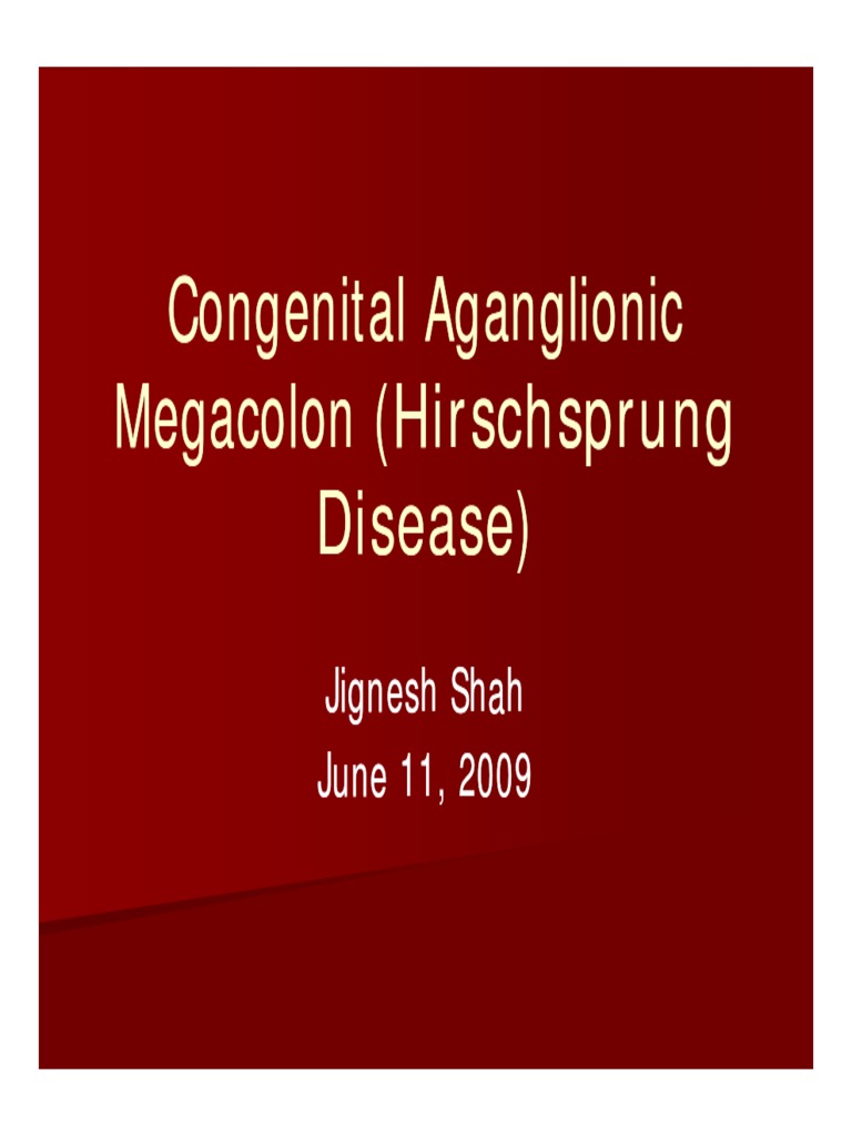 Congenital Aganglionic Megacolon -Hirschsprung Disease- | Rectum ...