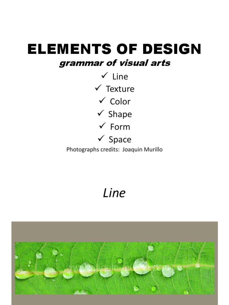 Elements and Principles of Design | PDF | Language Arts & Discipline ...