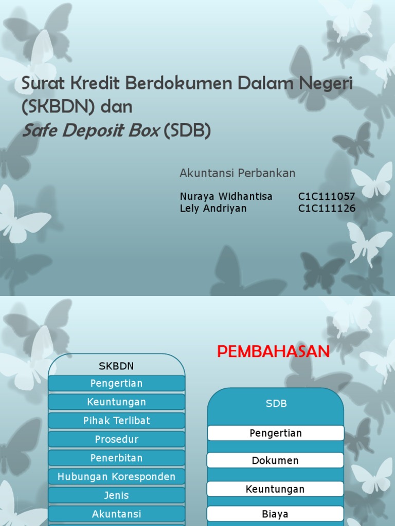 Surat Kredit Berdokumen Dalam Negeri (SKBDN) | PDF