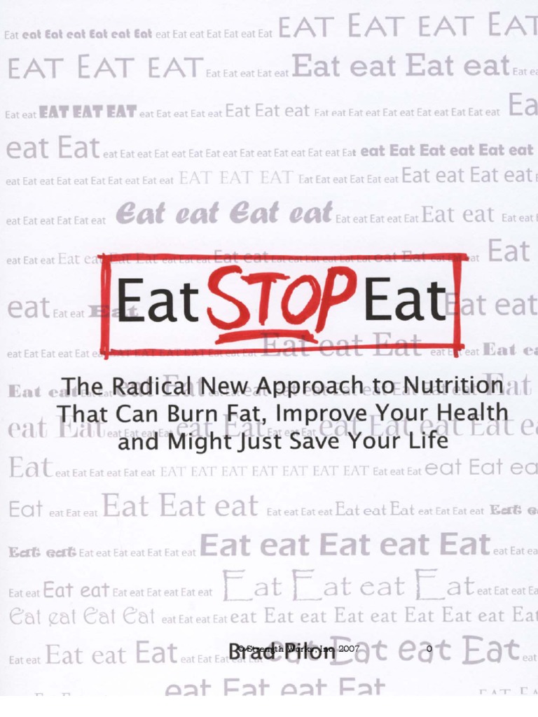 Preview of Eat Stop Eat - A Special Method of Using Flexible ...