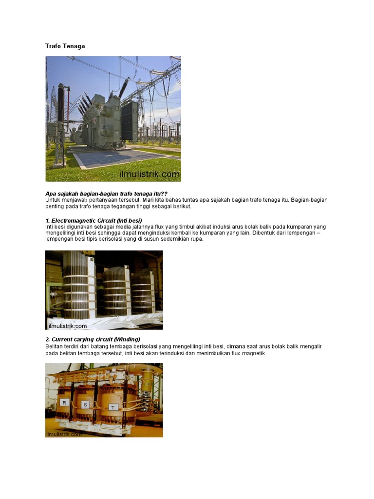 Trafo Tenaga | PDF