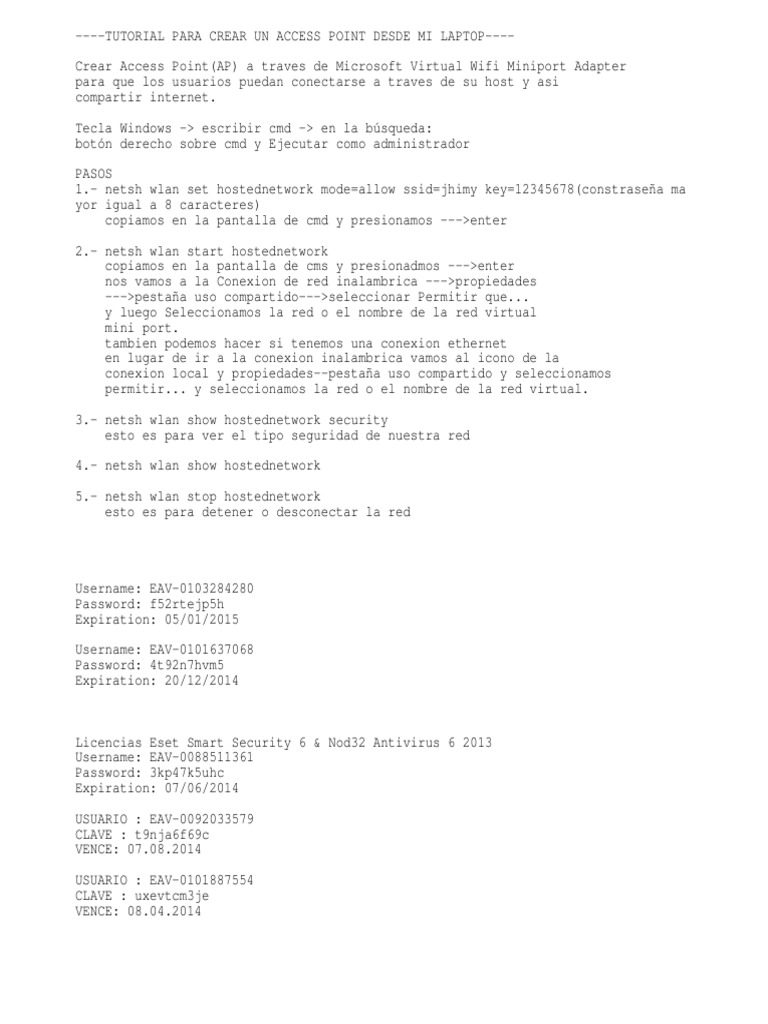 Access Point | PDF | Negocios | Informática